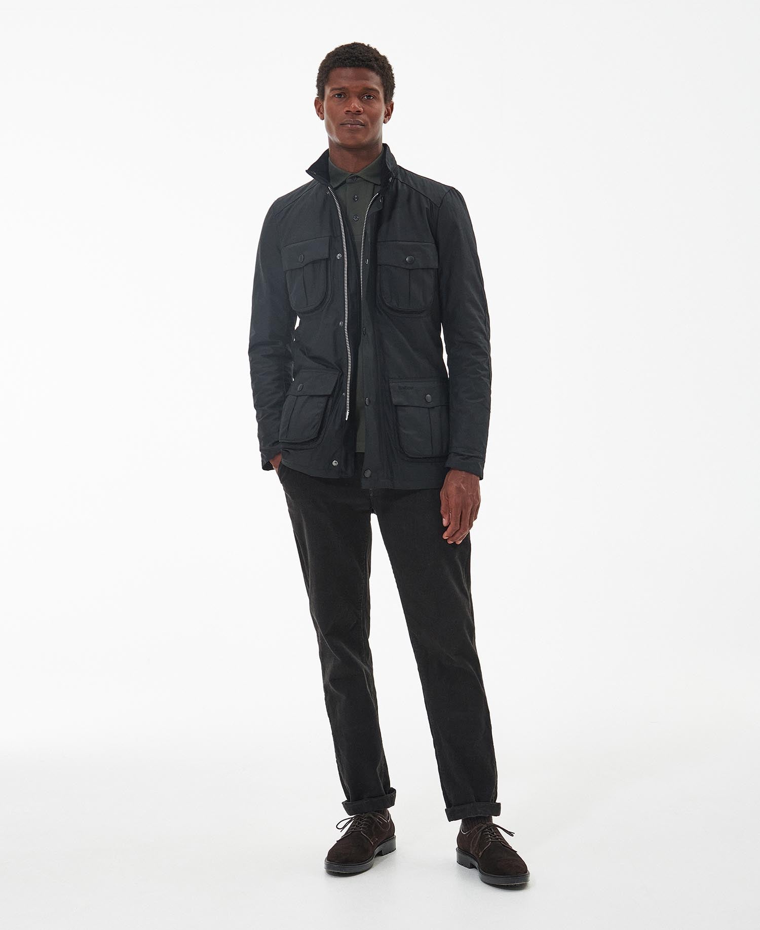 Barbour corbridge black store